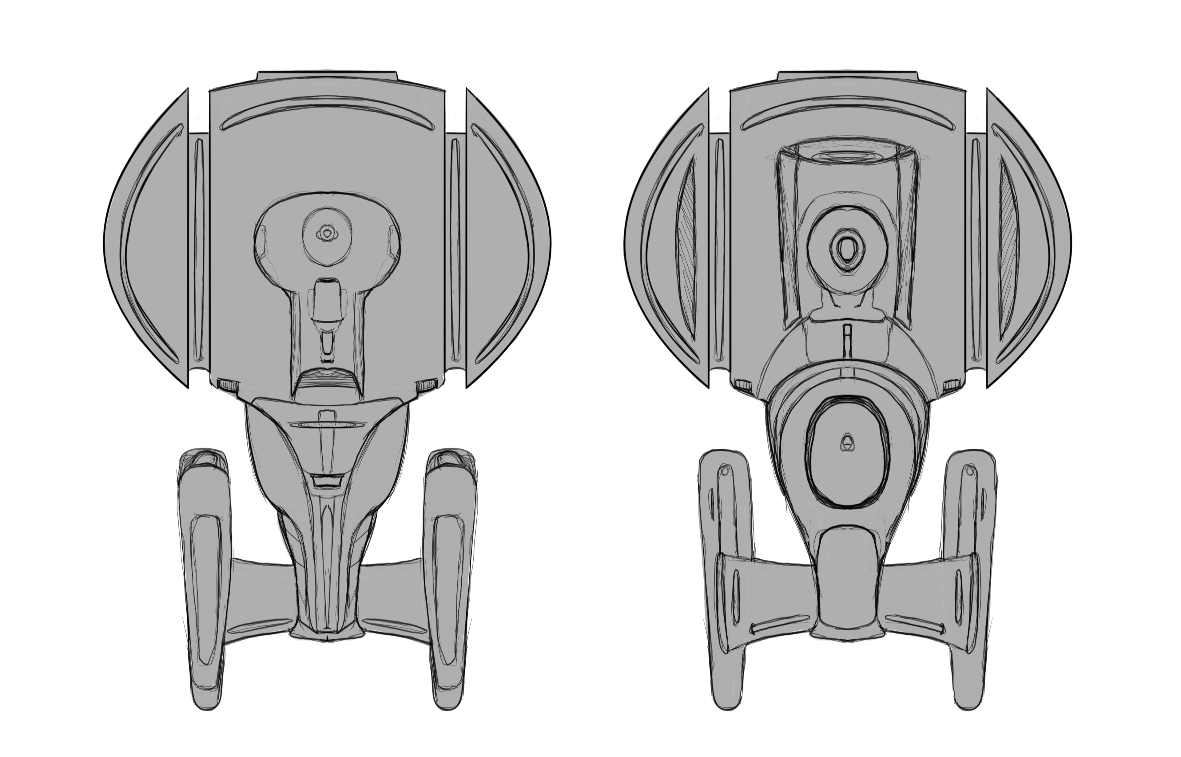 Sean Tourangeau - Star Trek Picard 202 - World Razer Concept Sketches