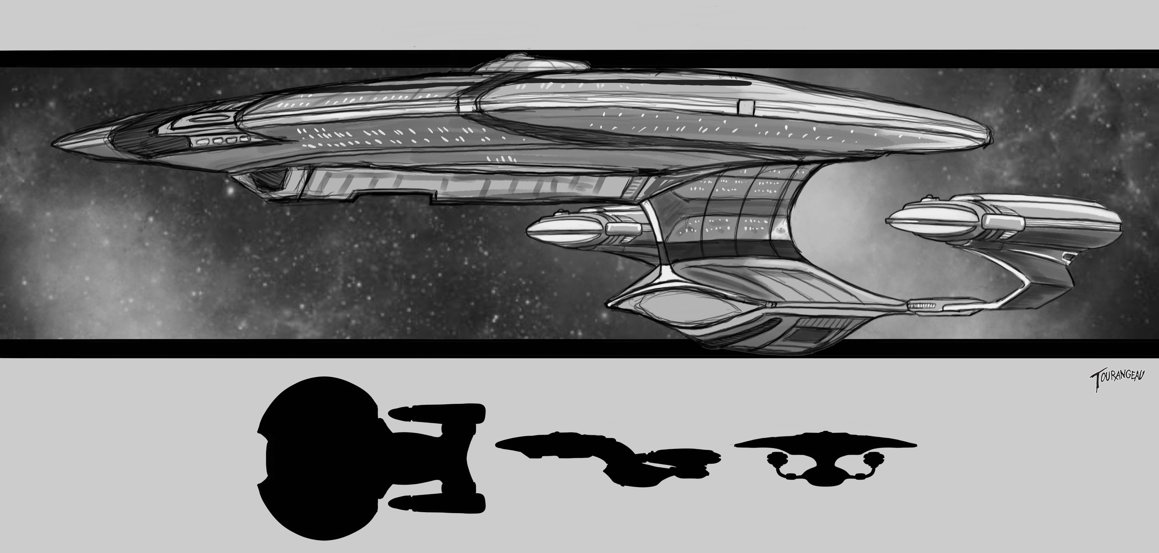 Sean Tourangeau - Star Trek Picard 202 - World Razer Concept Sketches