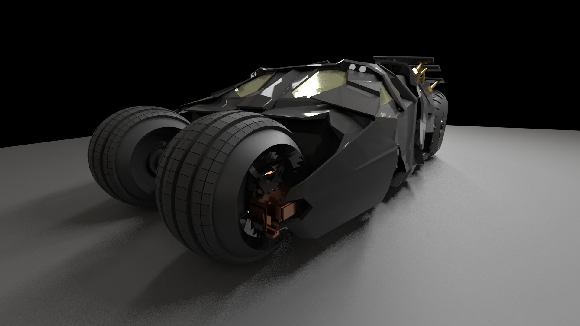 ArtStation - Batmobile WIP