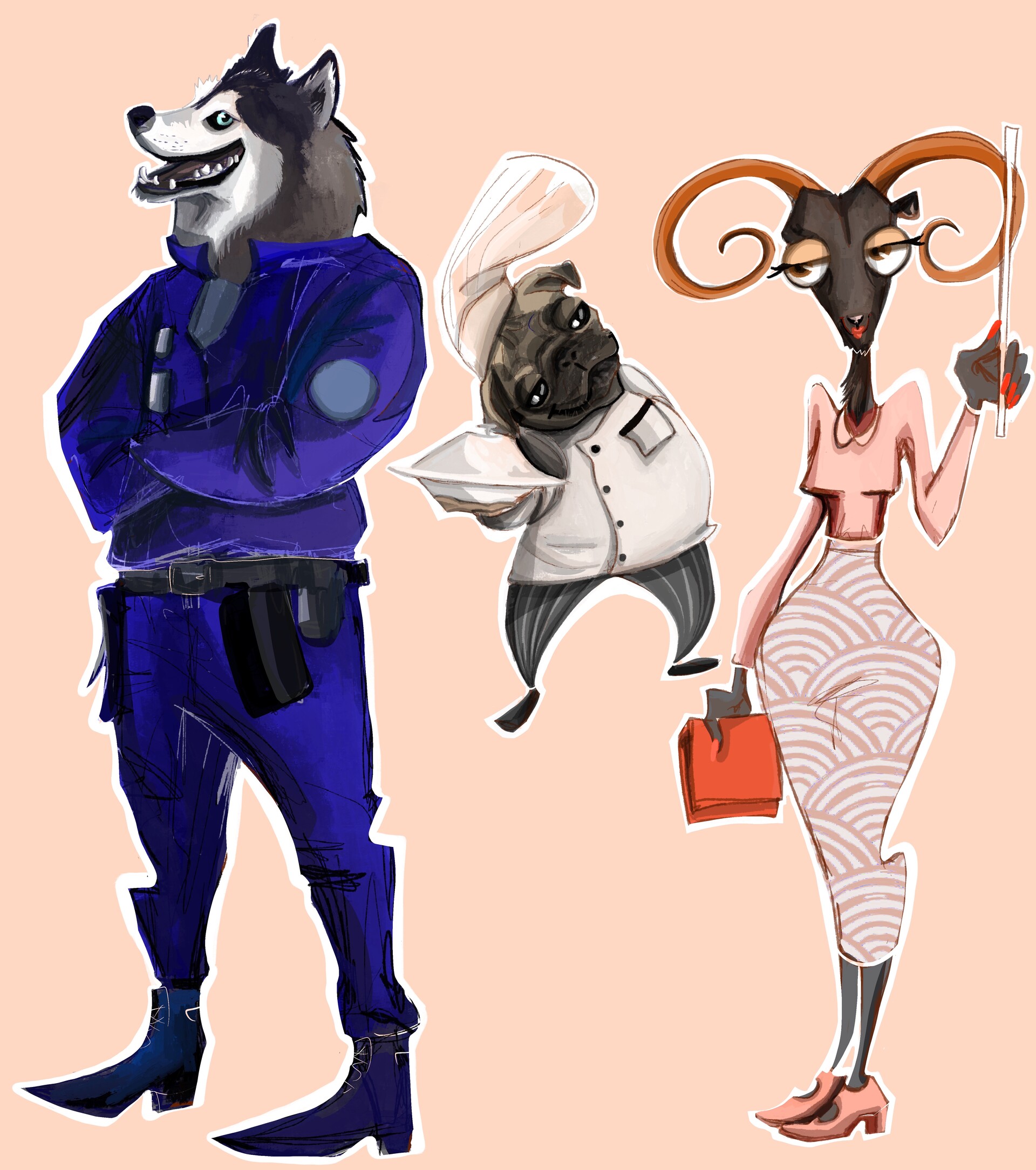 ArtStation - Zootopia vs my art