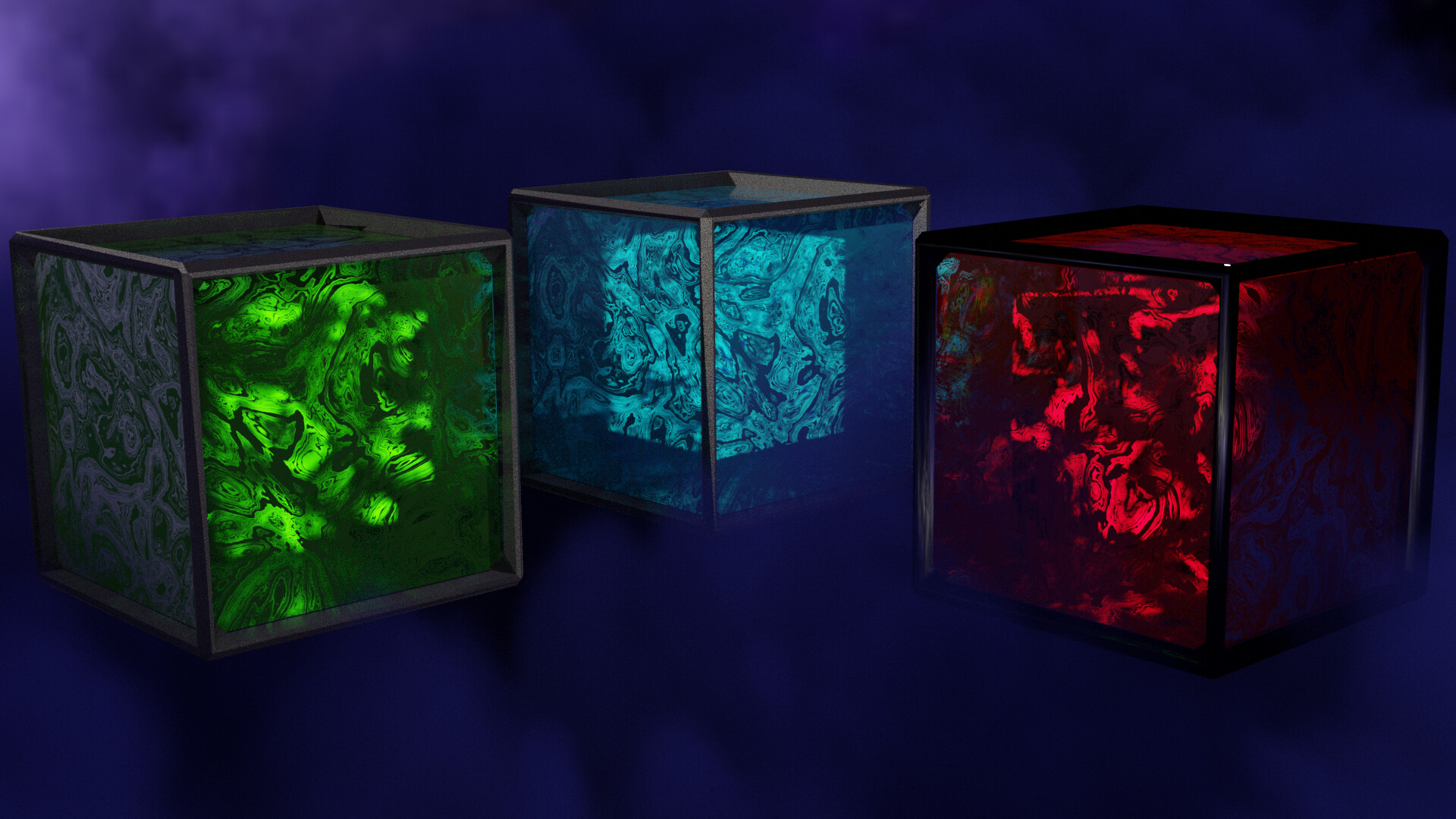 3d Space Cubes