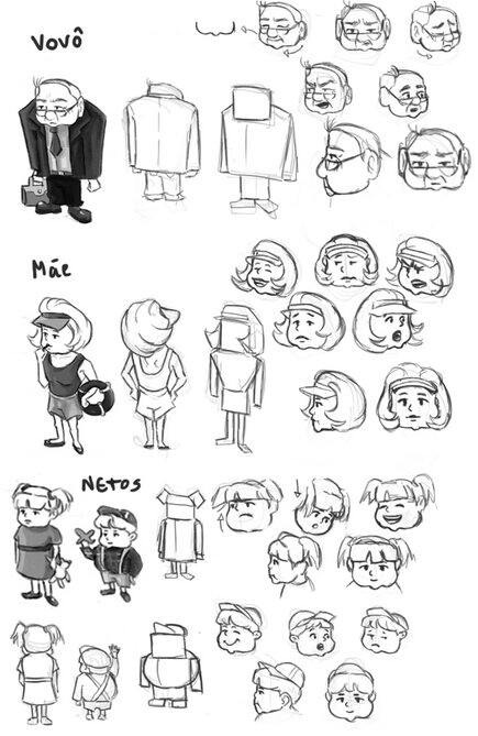 ArtStation - family concept art