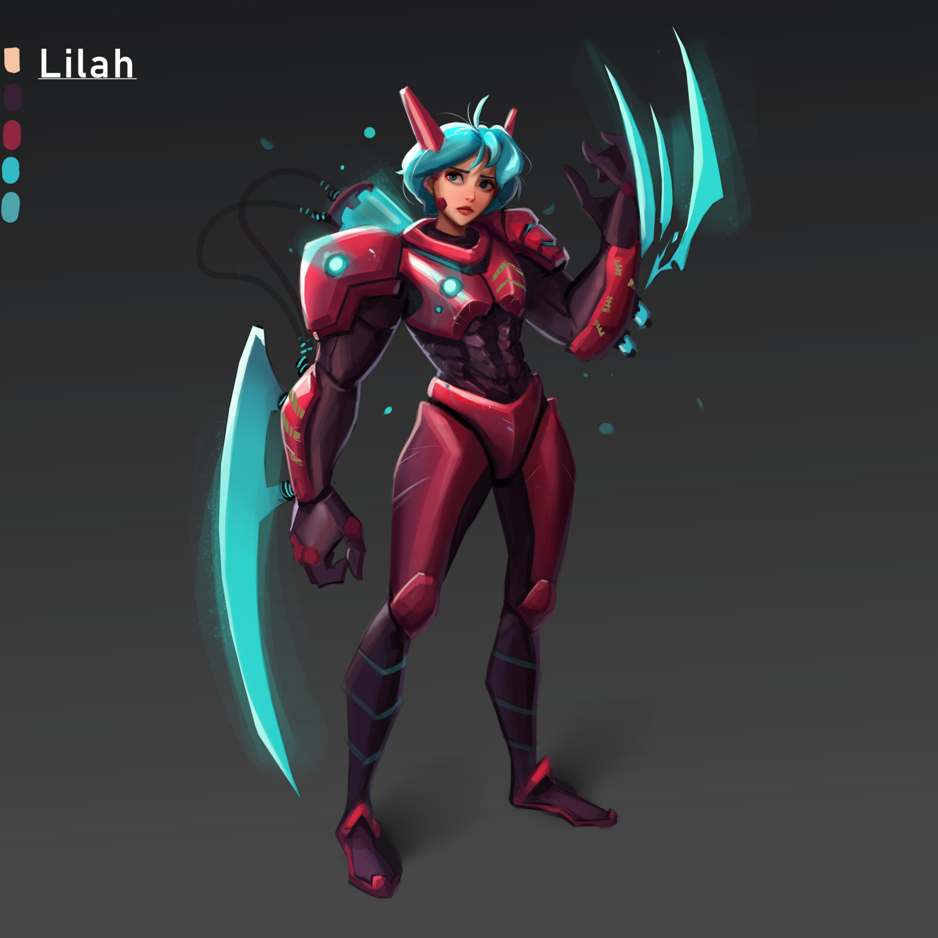 ArtStation - Lilah Character Sheet