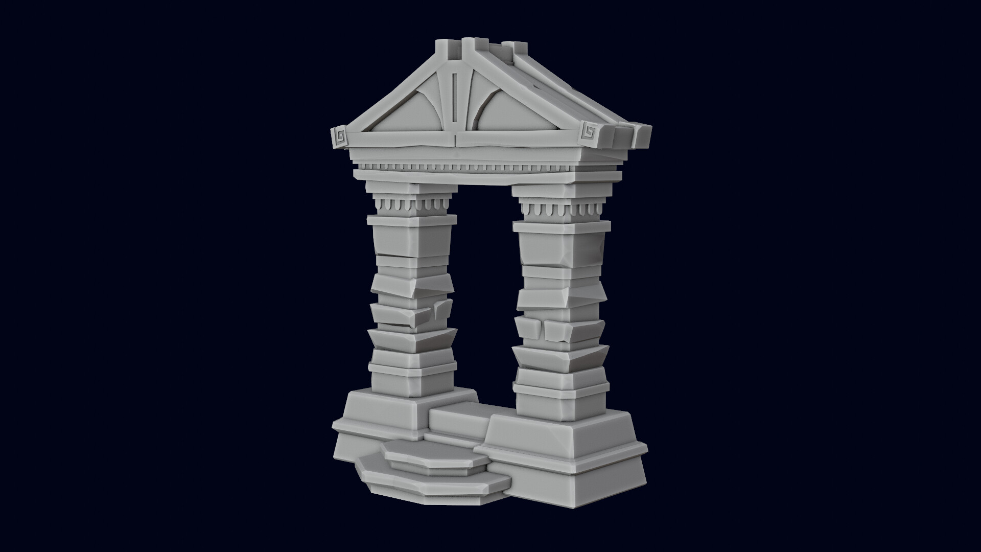 ArtStation - clay-render arch