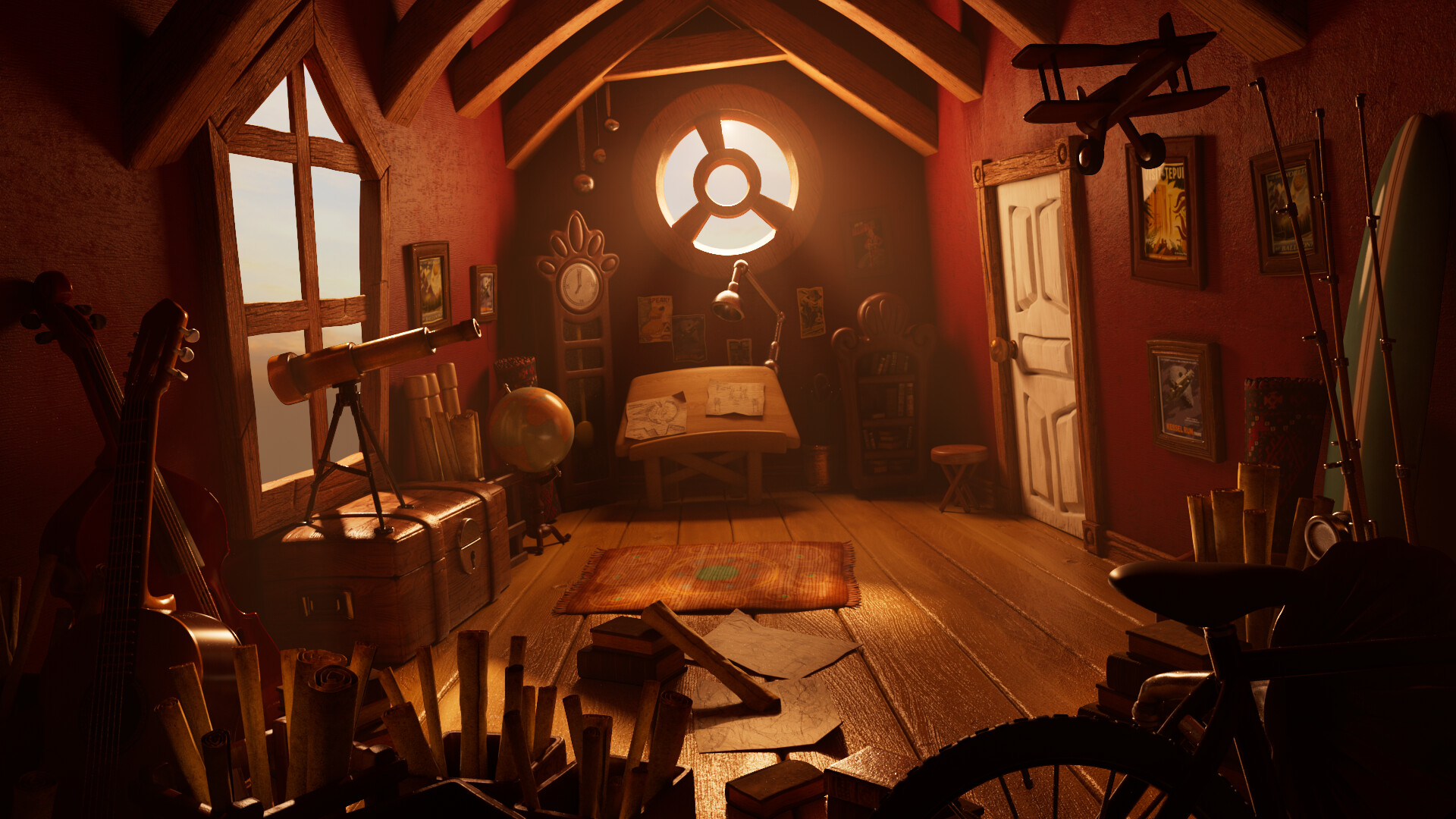 ArtStation - Attic Lighting Project