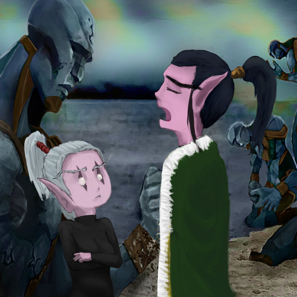 ArtStation - Maiev and Illidan multiverse