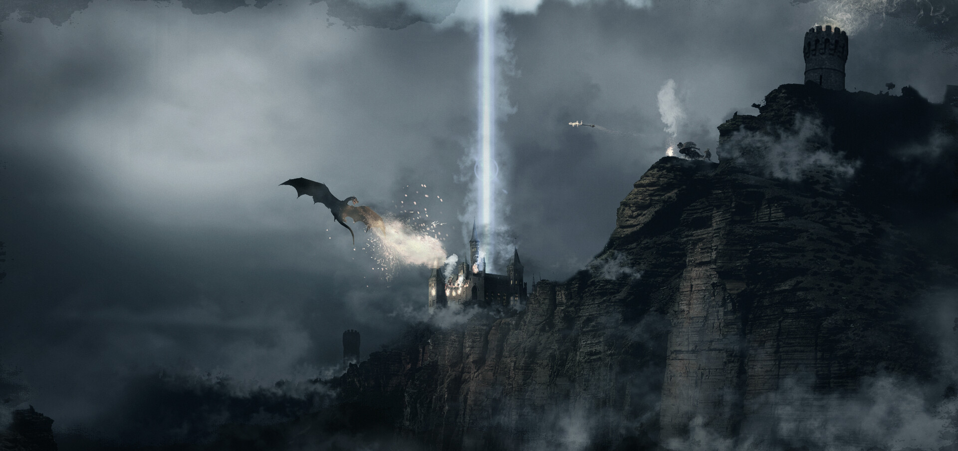 ArtStation - Dragon attack