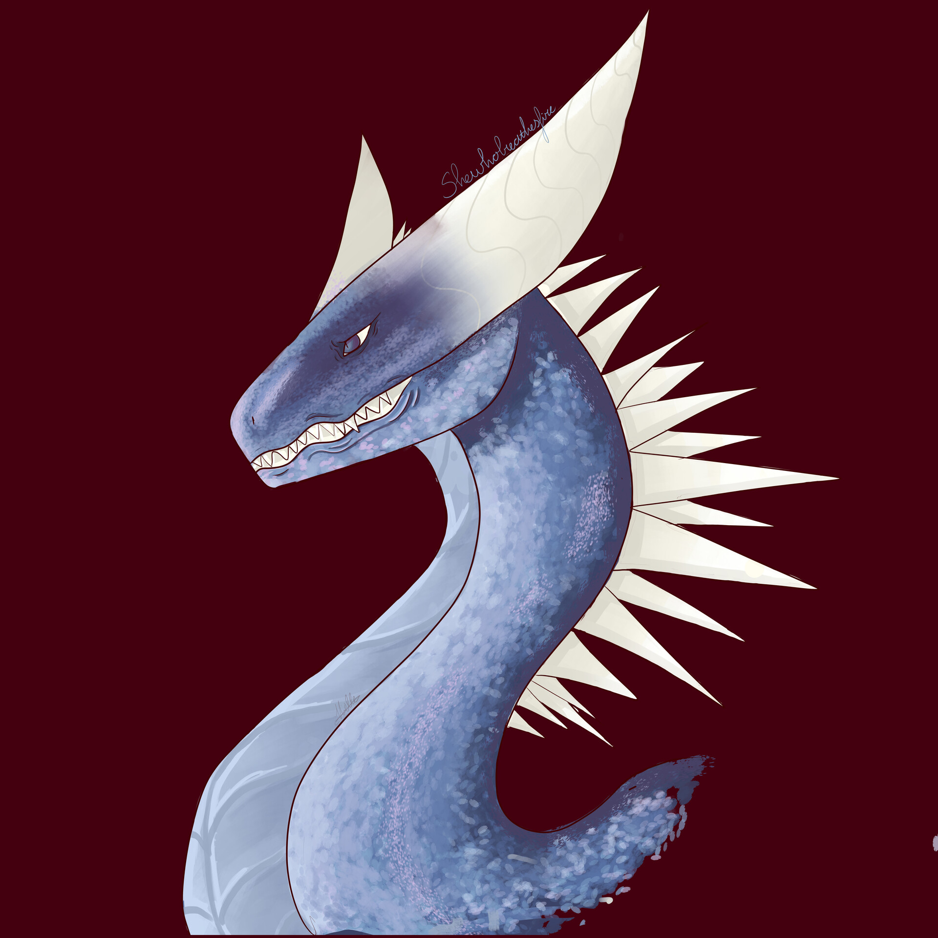 ArtStation - Saphira (Brush test)