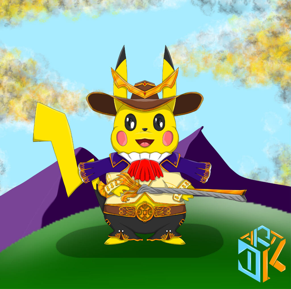 ArtStation - Pikachu+Lesley legend skin