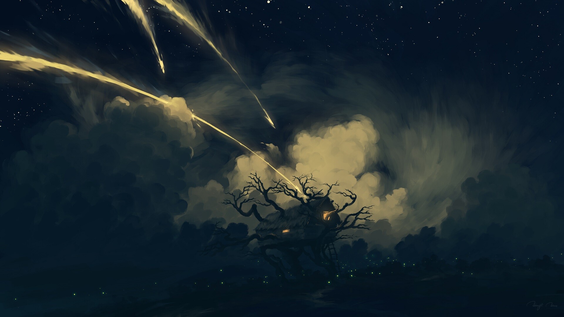 ArtStation - Meteor Shower