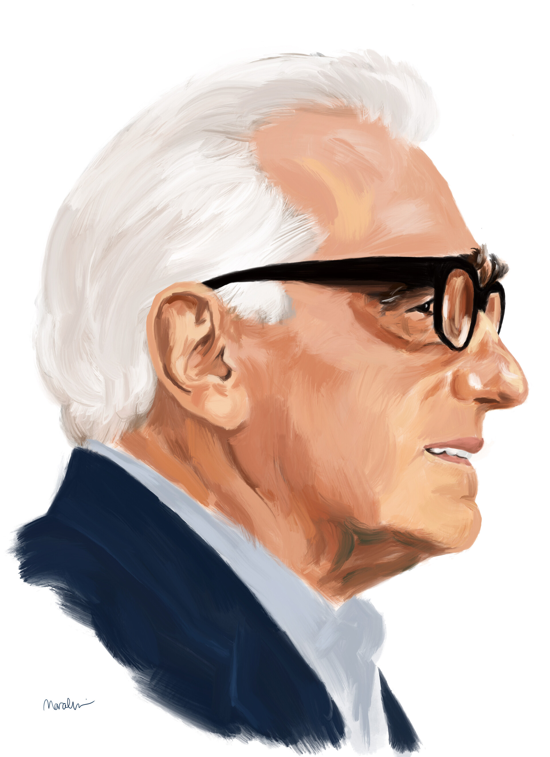 ArtStation - A Portrait of Martin Scorsese