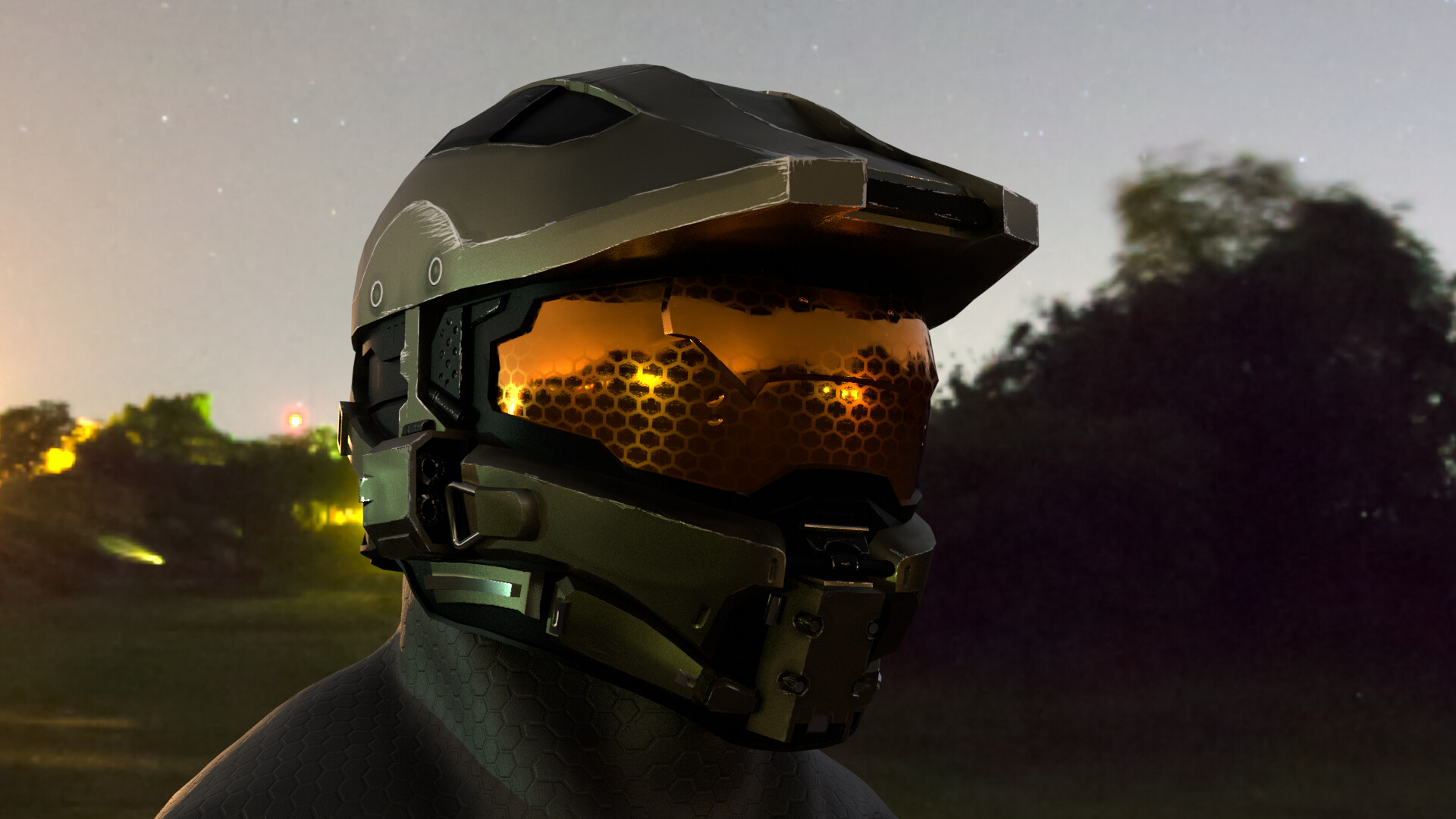 ArtStation - Master Chief Helmet
