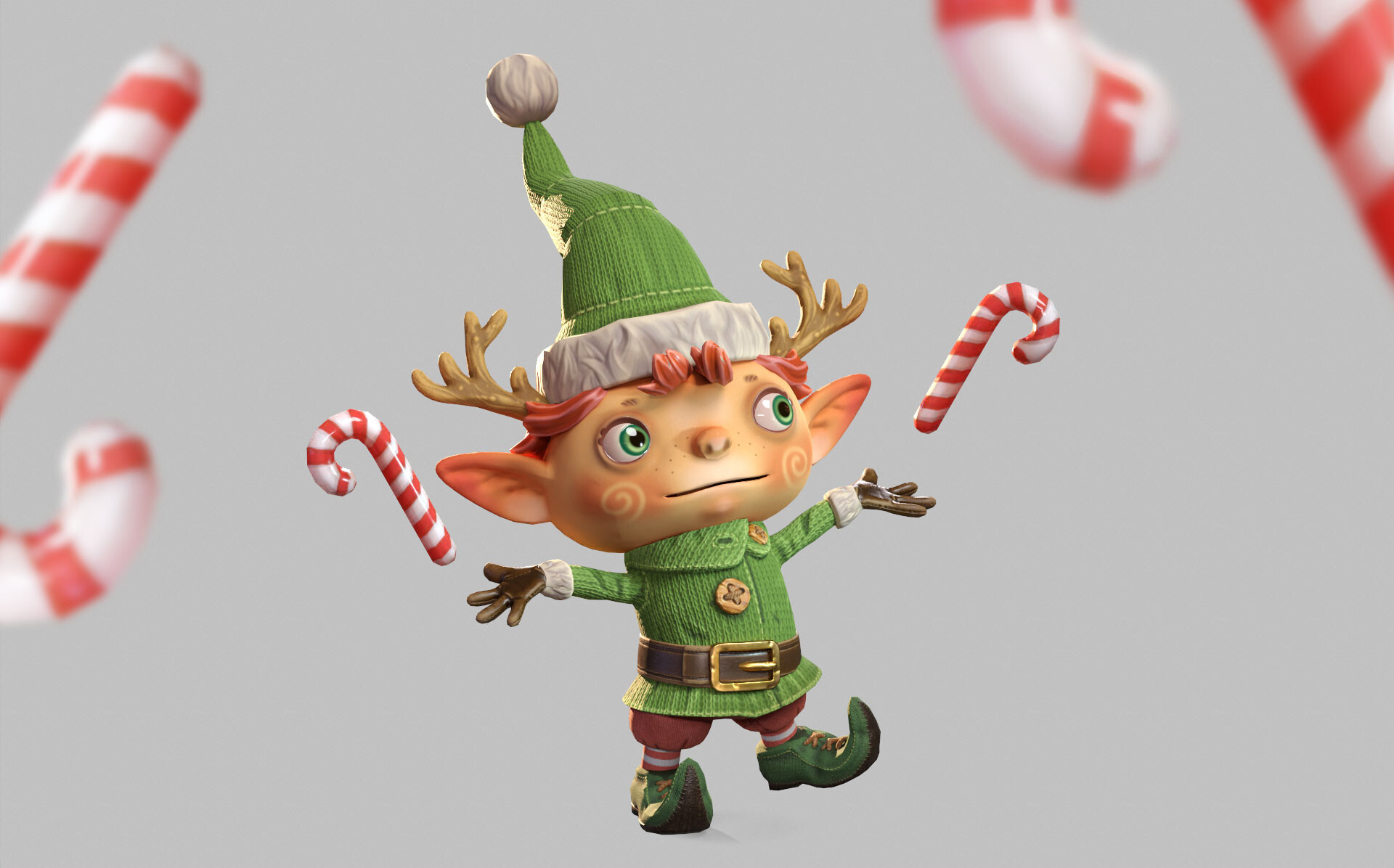 ArtStation - Christmas elf