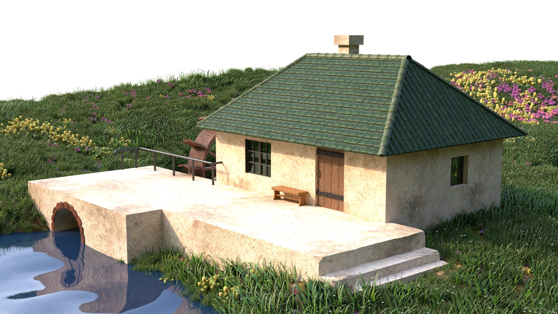 ArtStation - Howl's Cottage - Howl's Moving Castle (Fanart)