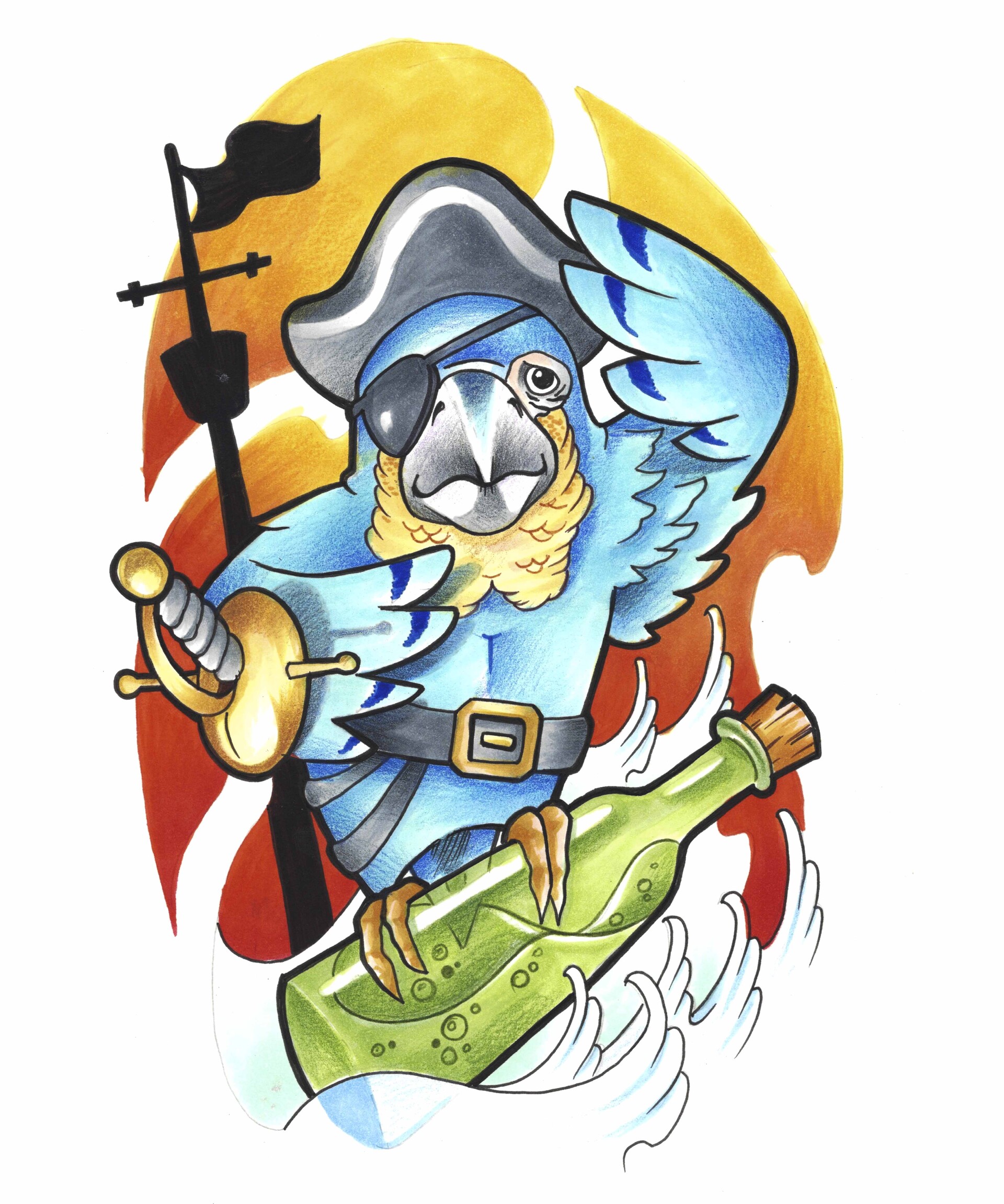 ArtStation - Pirate Parrot