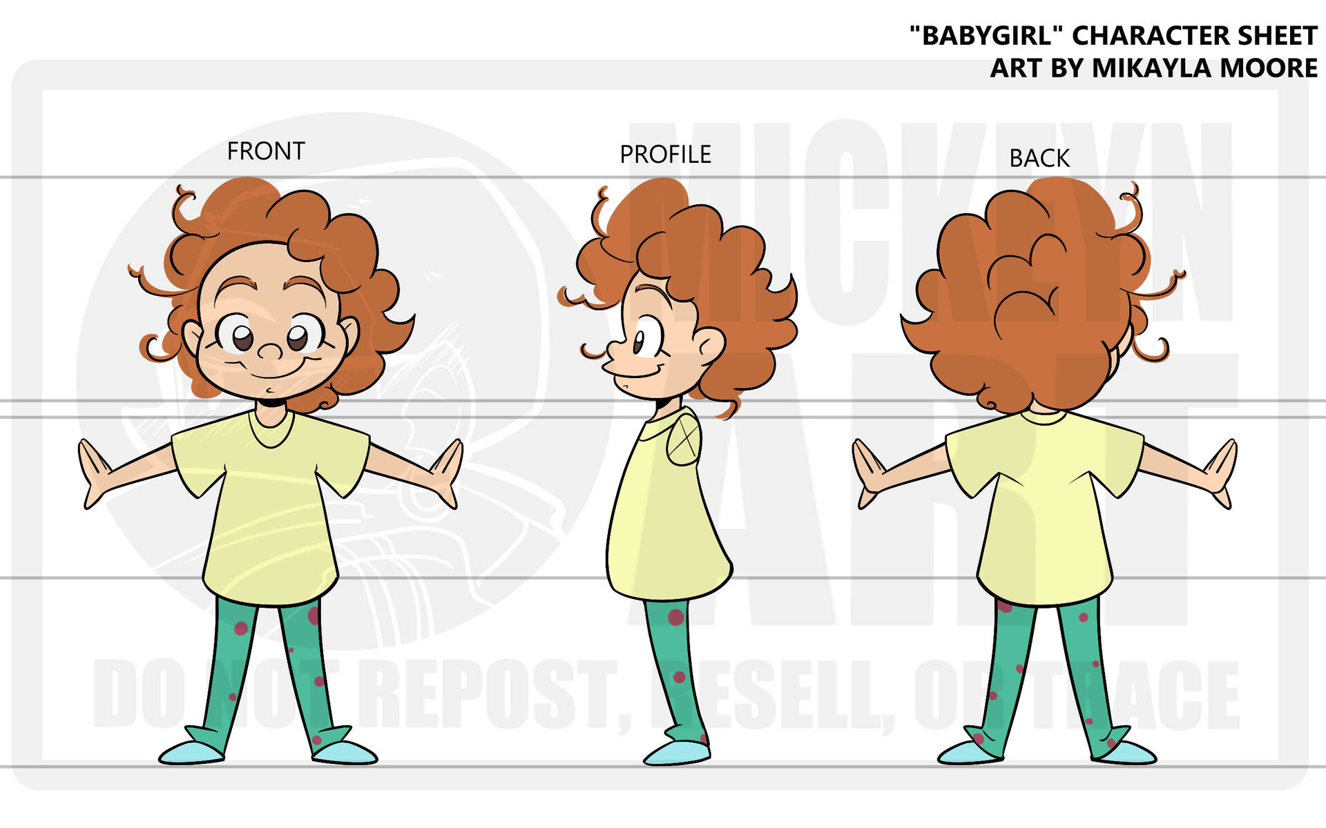 ArtStation - "Babygirl" Character Sheet