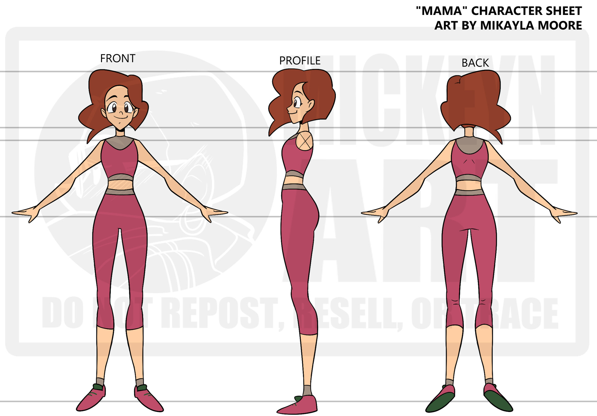 ArtStation - "Mama" Character Sheet