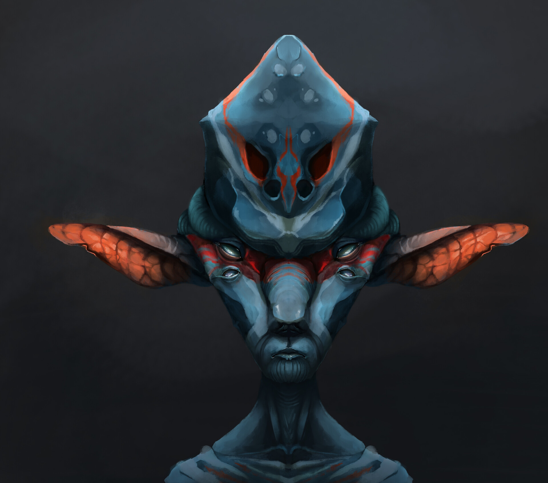 ArtStation - alien portrait