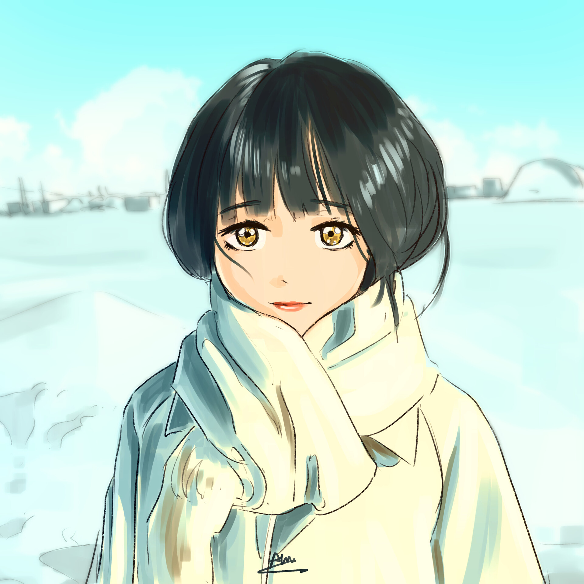 ArtStation - Stylized Anime Study 01