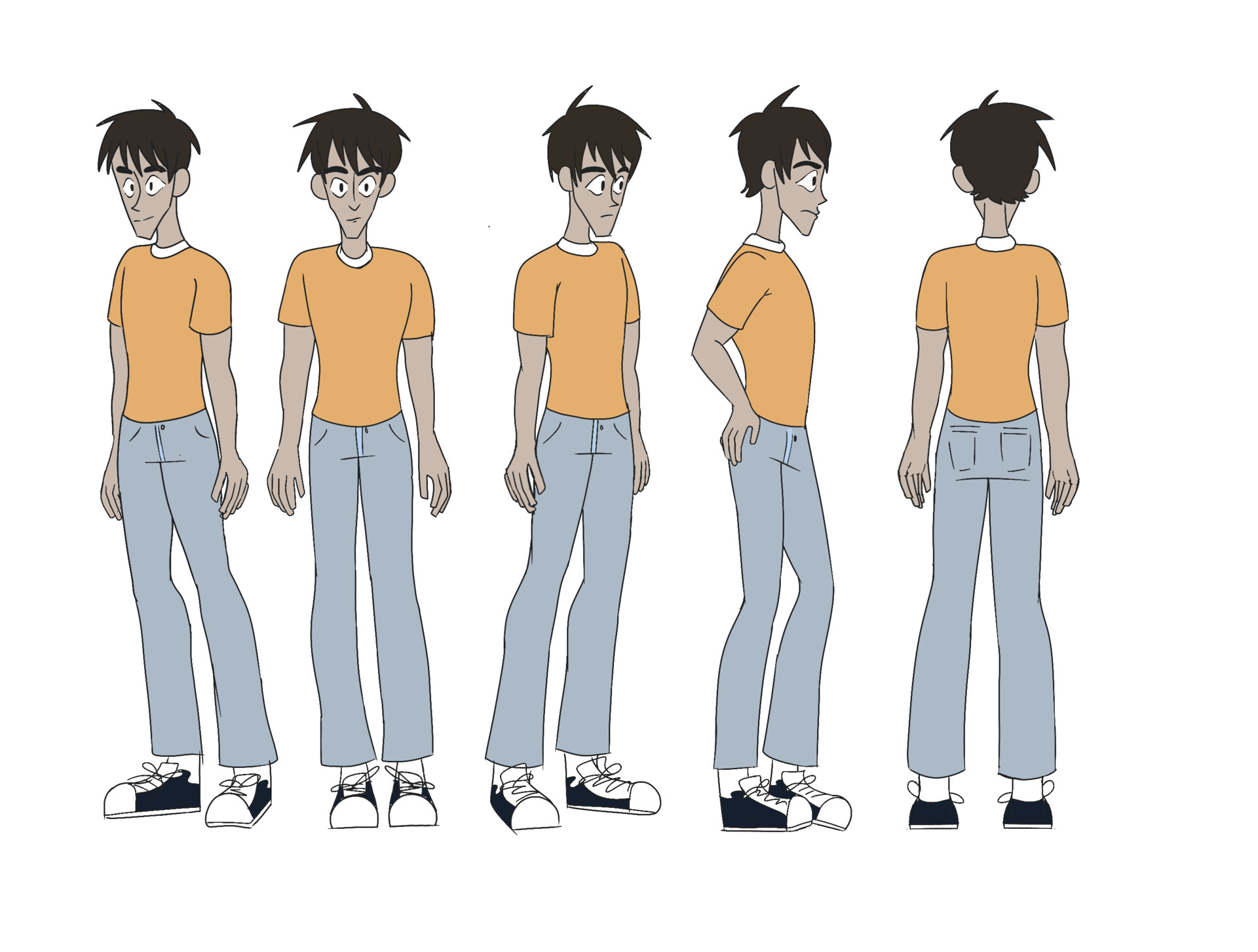 ArtStation - Student Film character turn arounds