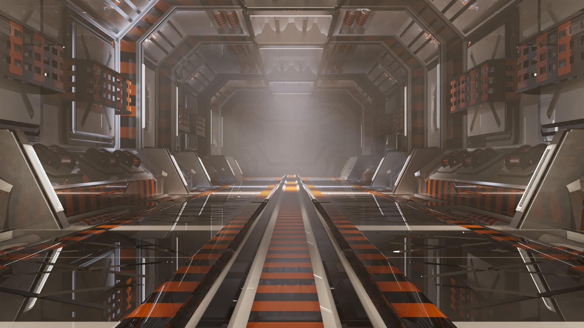 ArtStation - Corridor Sci-fi