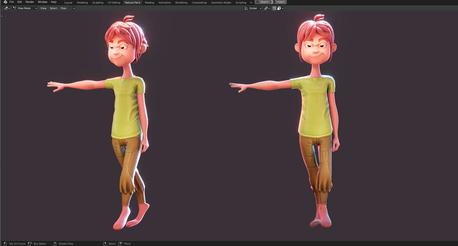 3D Store - ZBrush & Blender Character Models Download - Rigging ...