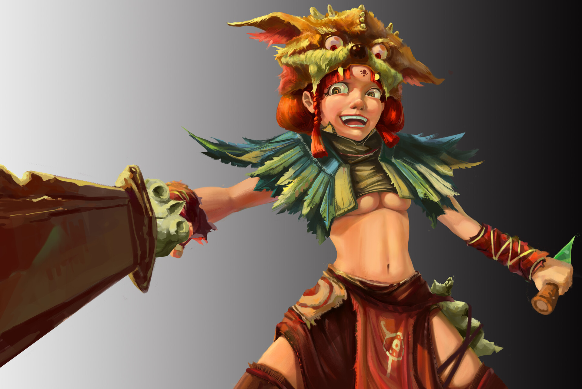 ArtStation - 原始人（primitive man）