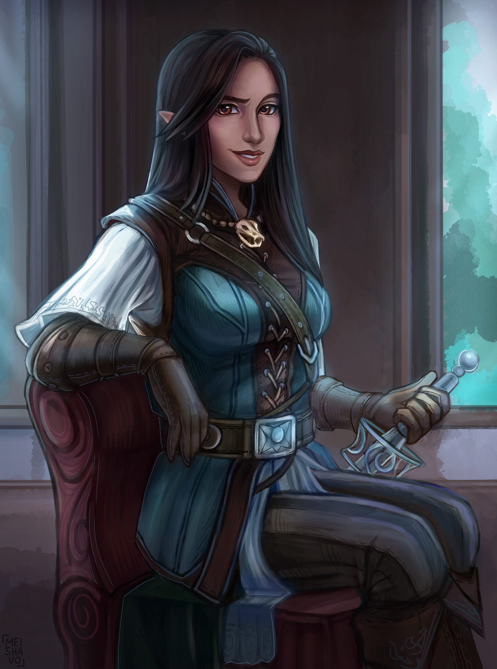 ArtStation - Camelia portrait