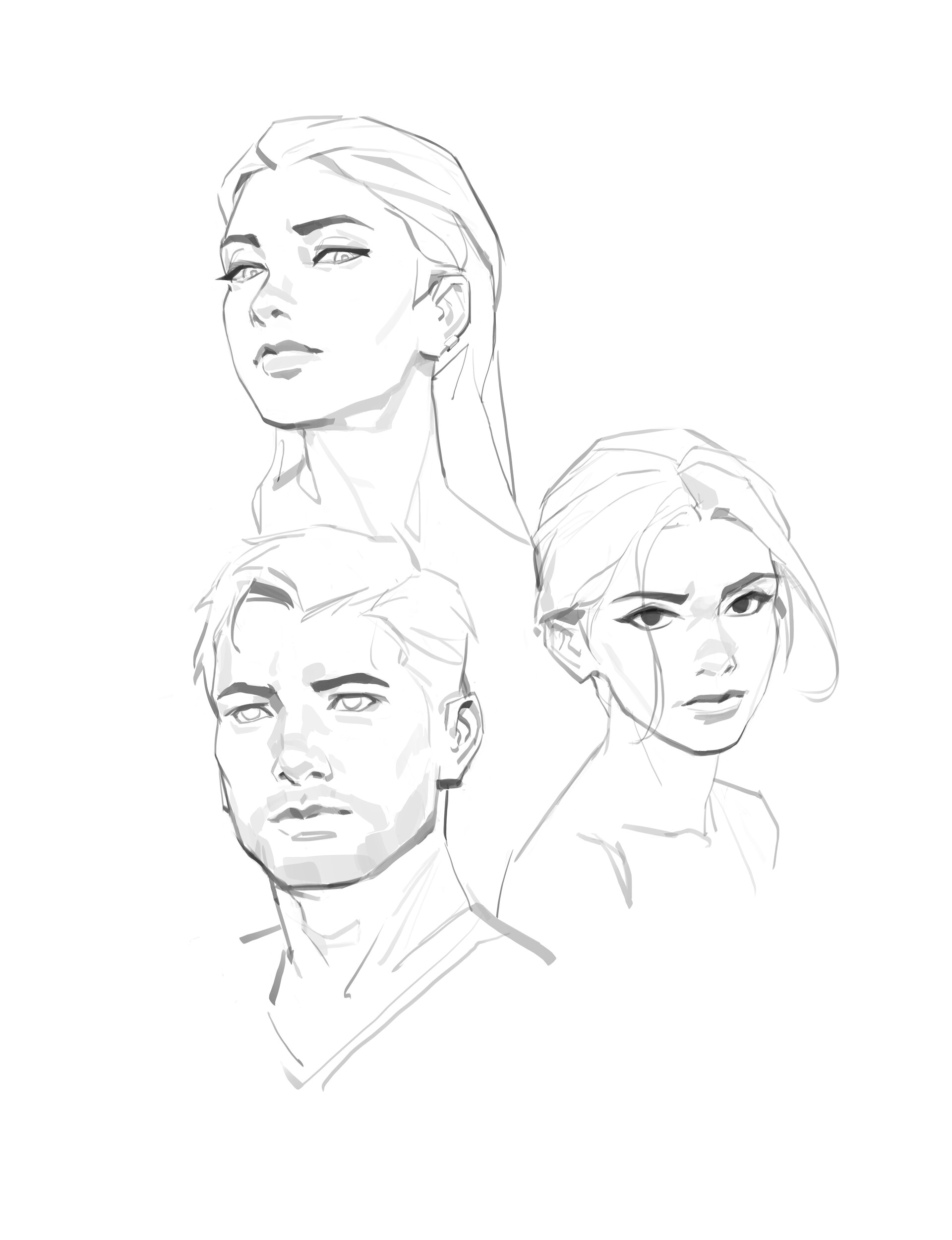 ArtStation - head sketch storage