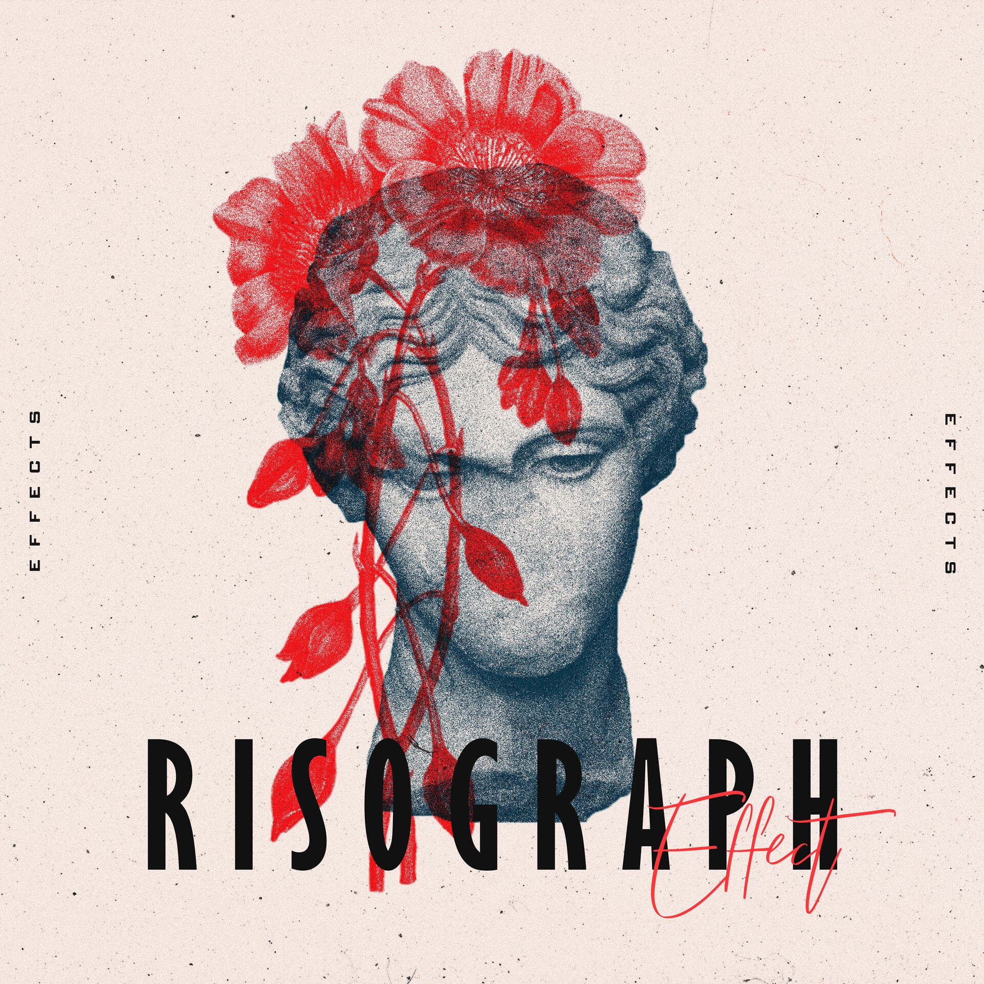 ArtStation - RISOGRAPH EFFECTS VOL.1 I 5 PSD FILES