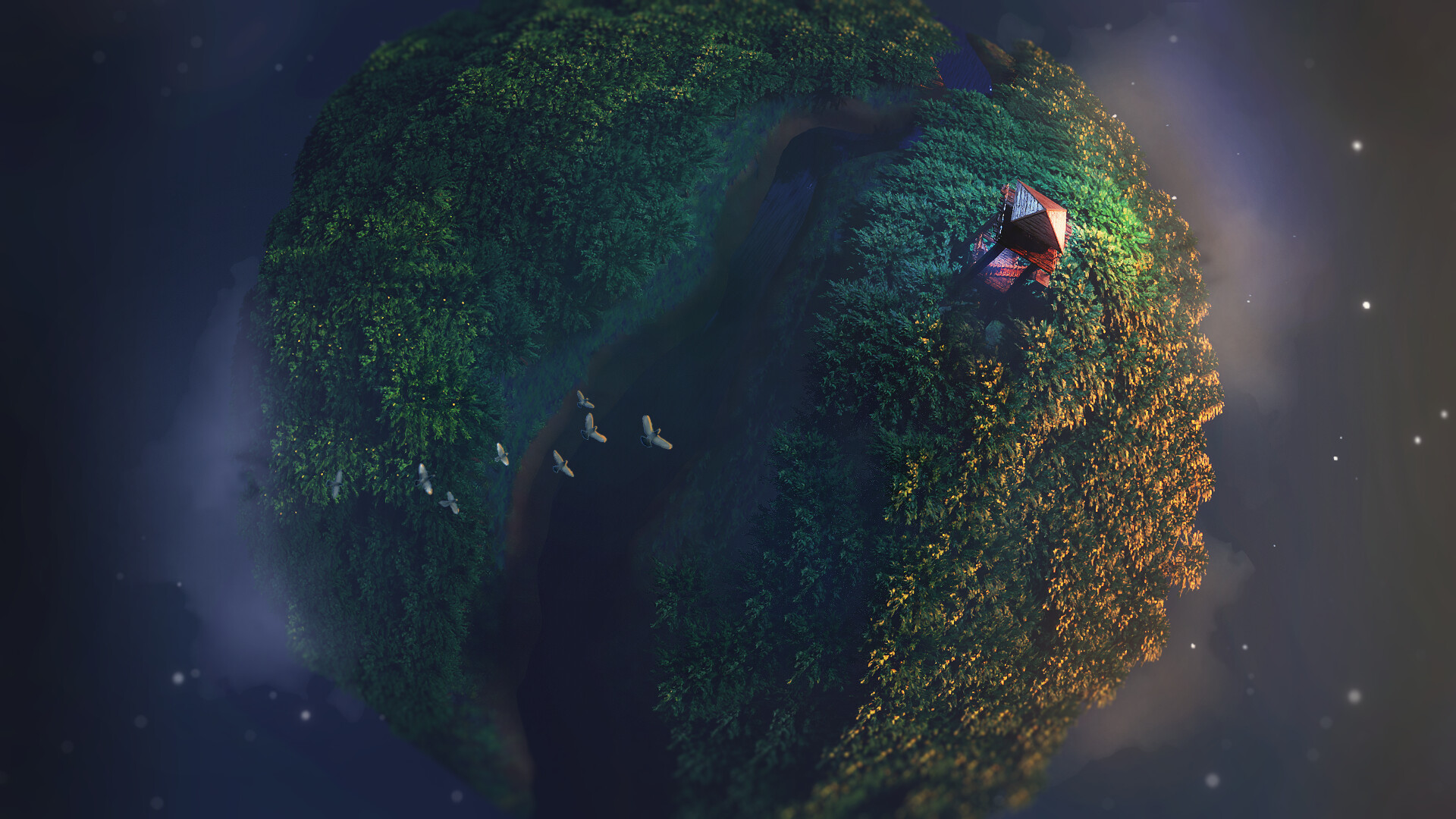 ArtStation - View from above