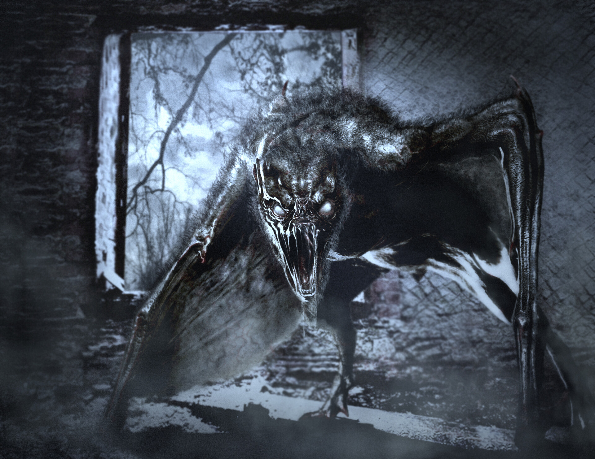 ArtStation - Desmodus bat creature