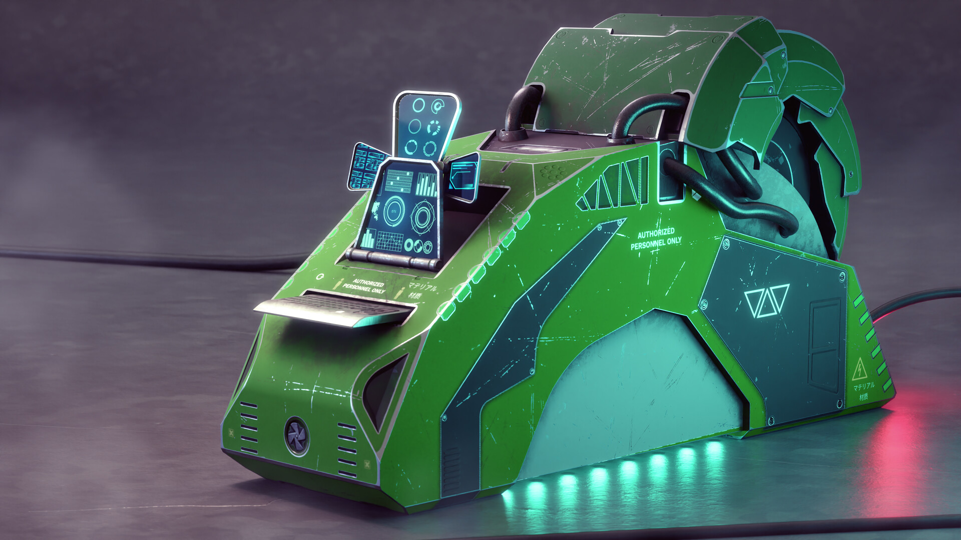 ArtStation - Sci-Fi super computer