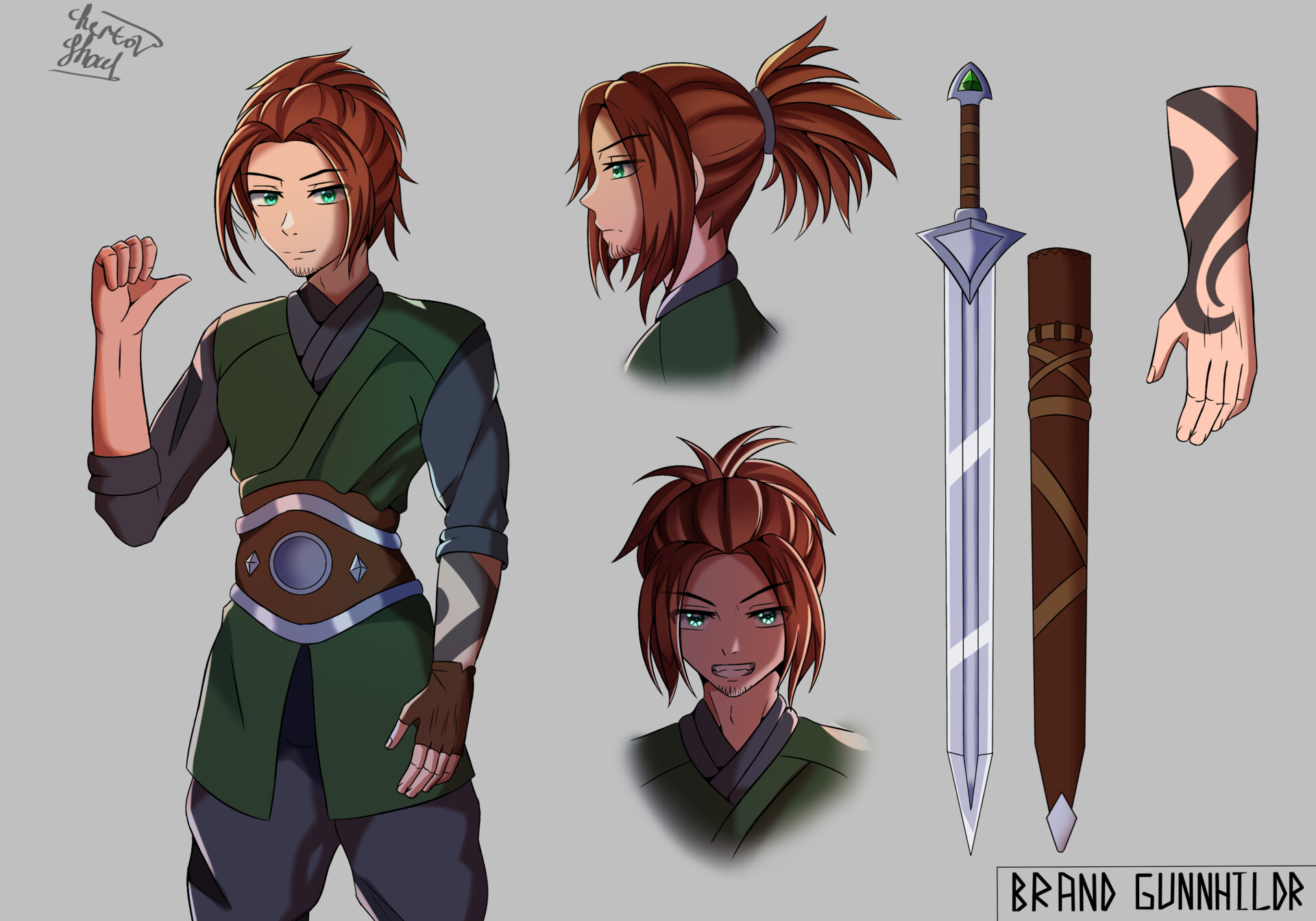 ArtStation - OC - Brand Gunnhildr