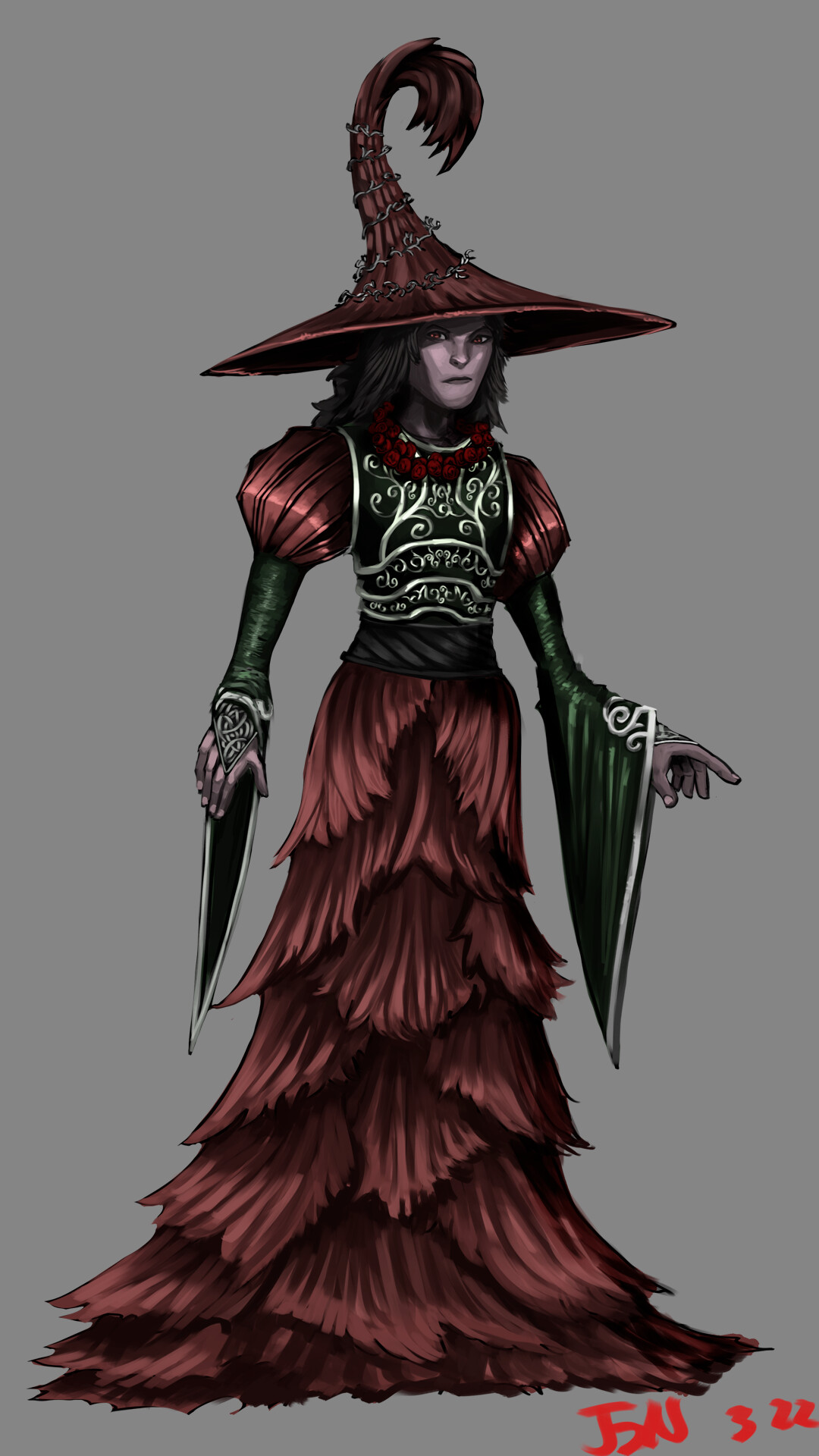 ArtStation - RedRose Witch