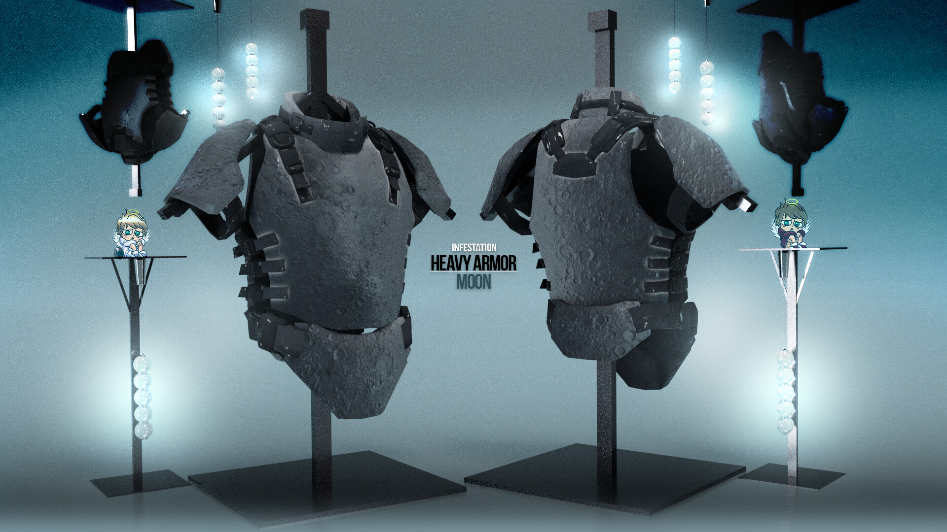 ArtStation - Heavy Armor Moon