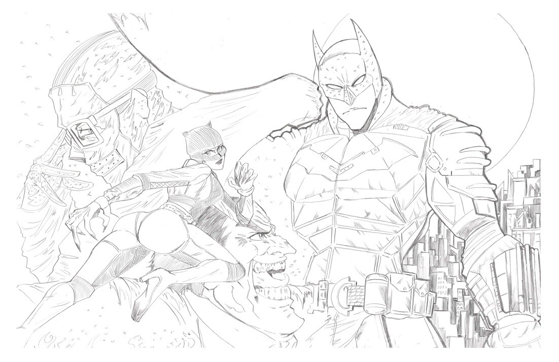 batman vs deathstroke coloring pages