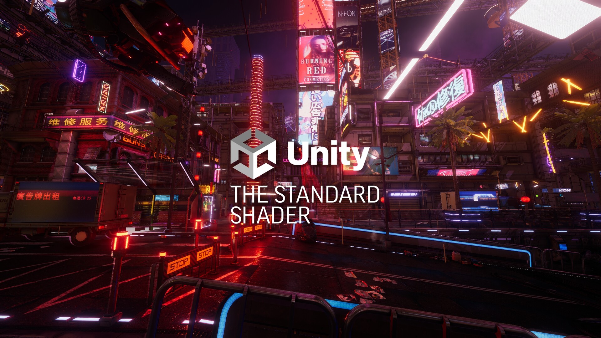 ArtStation - CYBER TOWN | Unity 3D | THE STANDARD SHADER