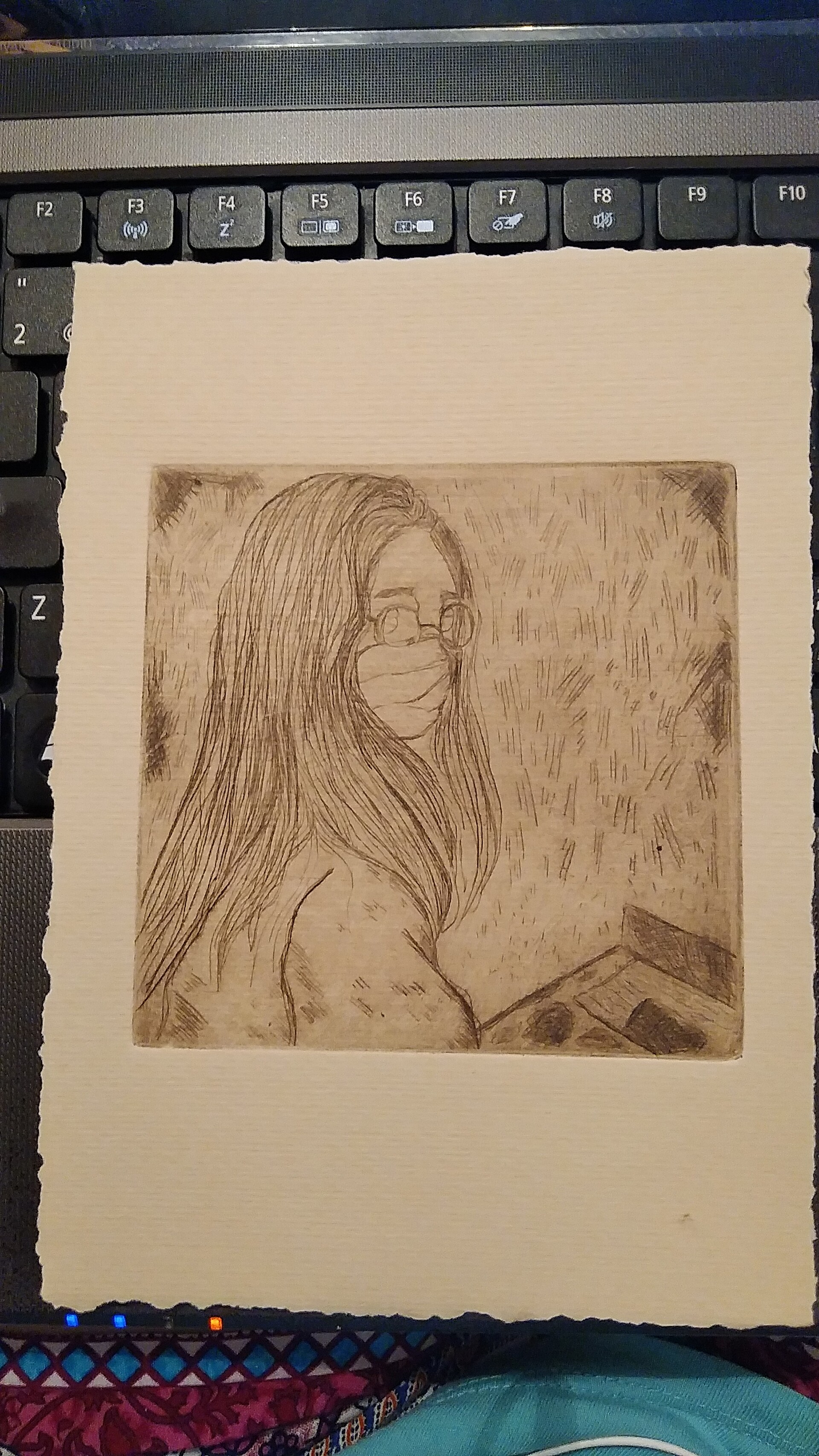 ArtStation - Punta seca sobre cobre- 2021