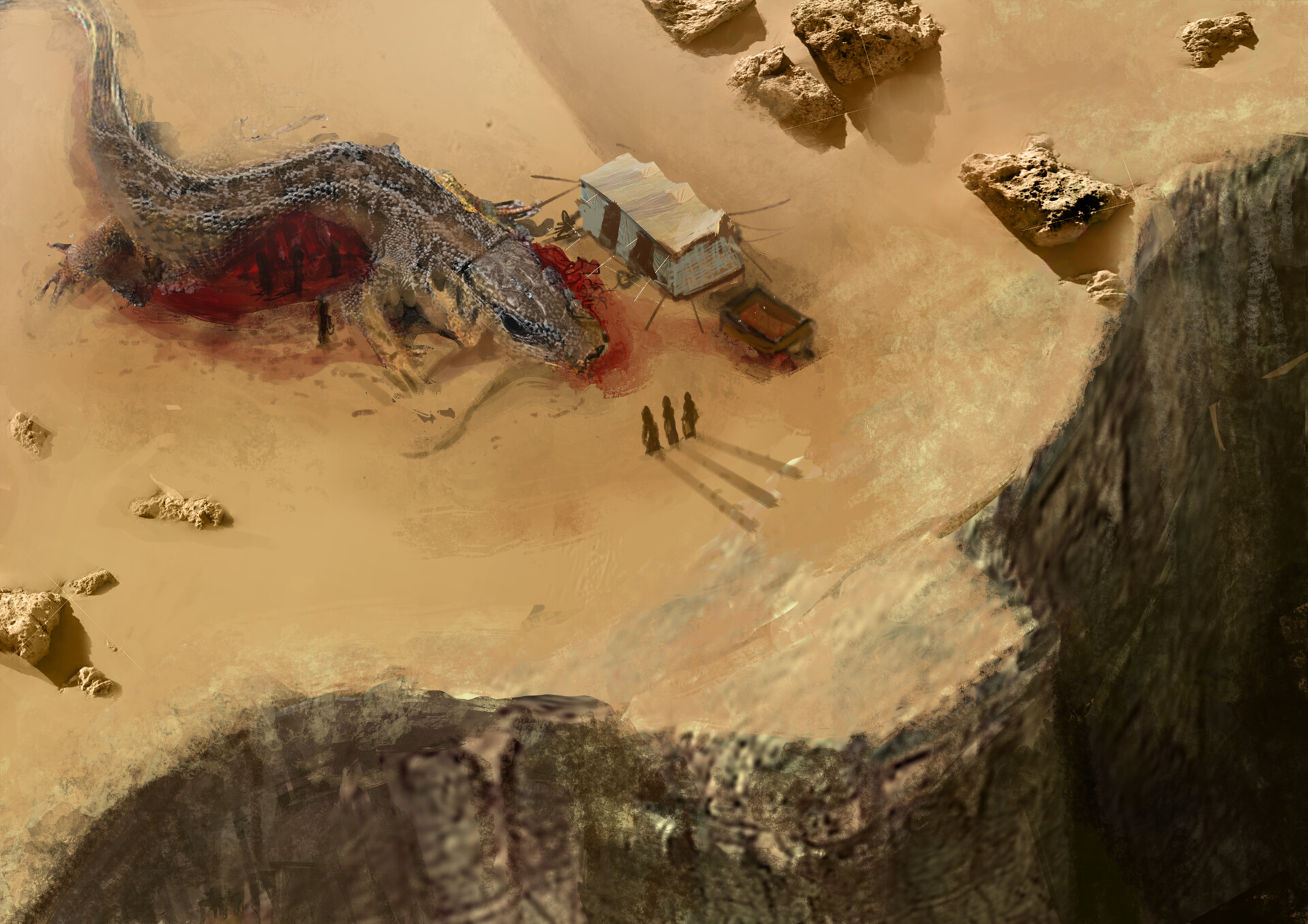 ArtStation - Scavenging Meat