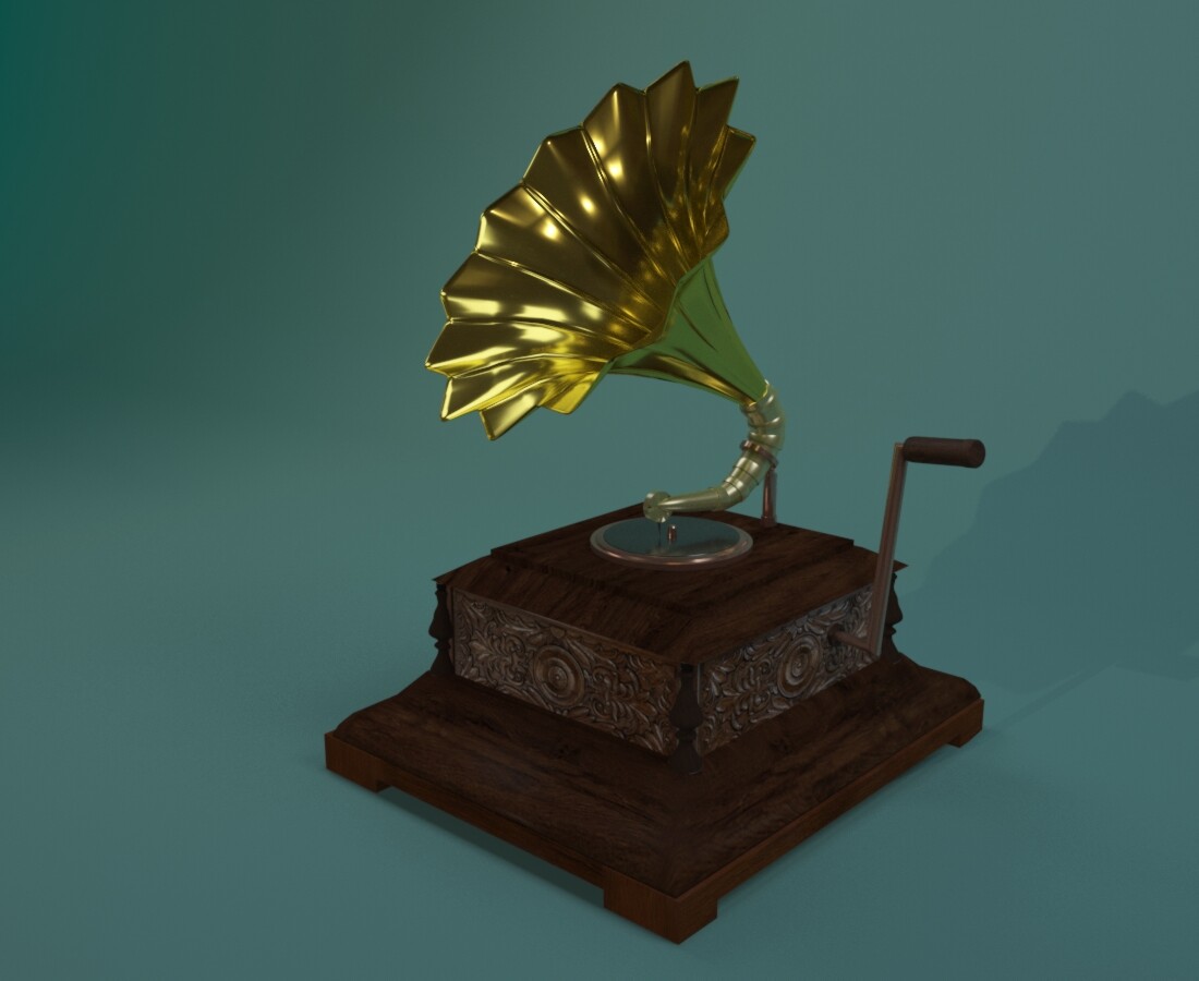 ArtStation - Gramophone model