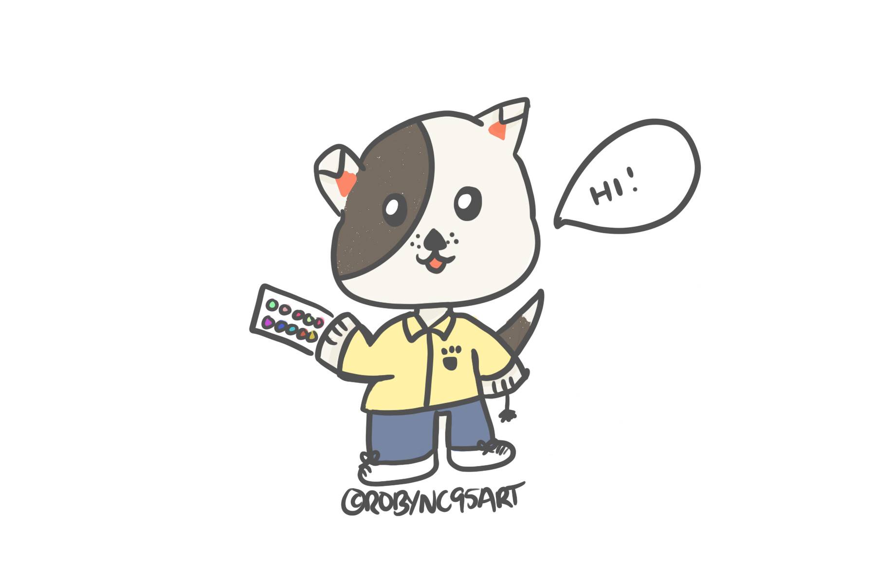 ArtStation - My OC, Dog