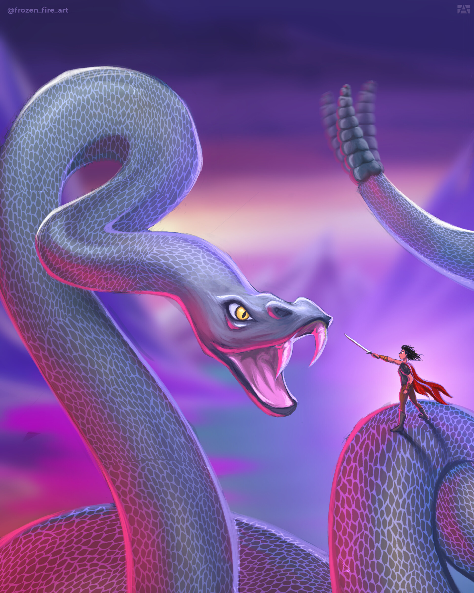 ArtStation - Serpent slayer