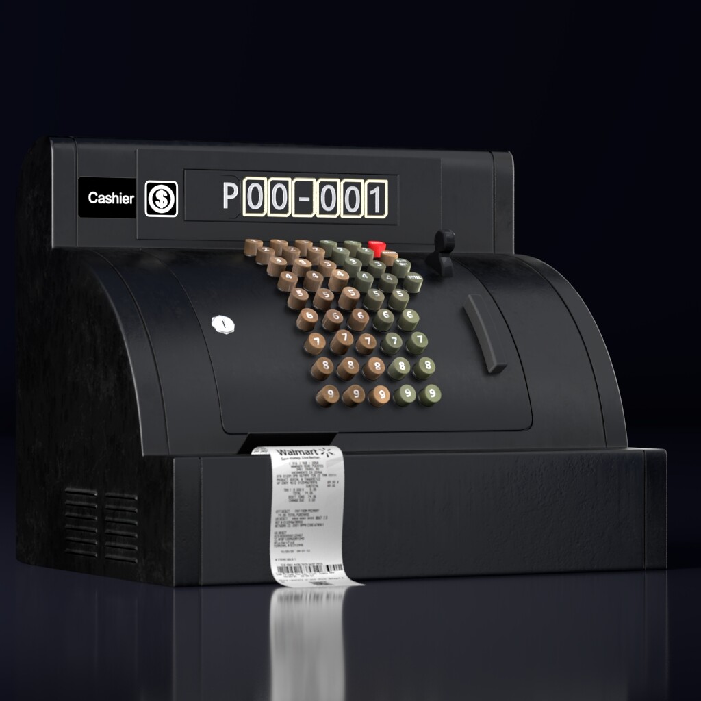 ArtStation - Cash Regester