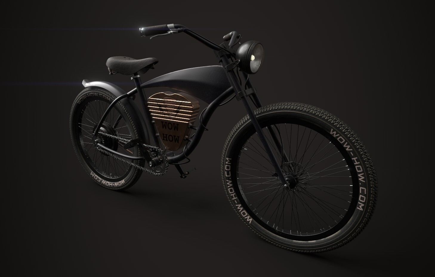 Alexey Klimenko - Bicycle modified into a motorcycle