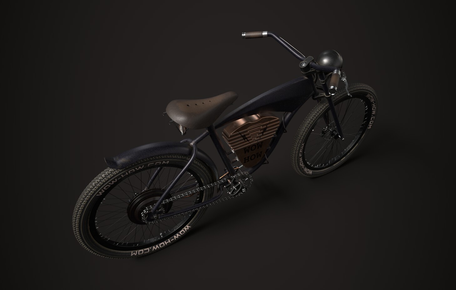 Alexey Klimenko - Bicycle modified into a motorcycle