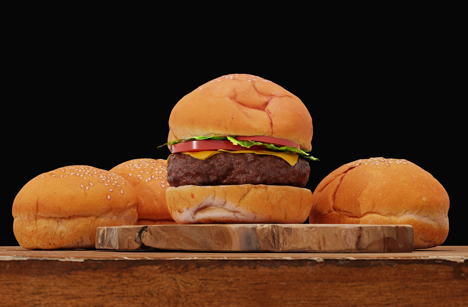 ArtStation - Photogrammetry: Burger Buns