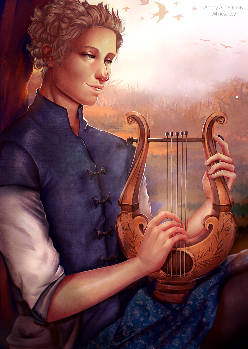 ArtStation - Commission - Dorian, the Bard