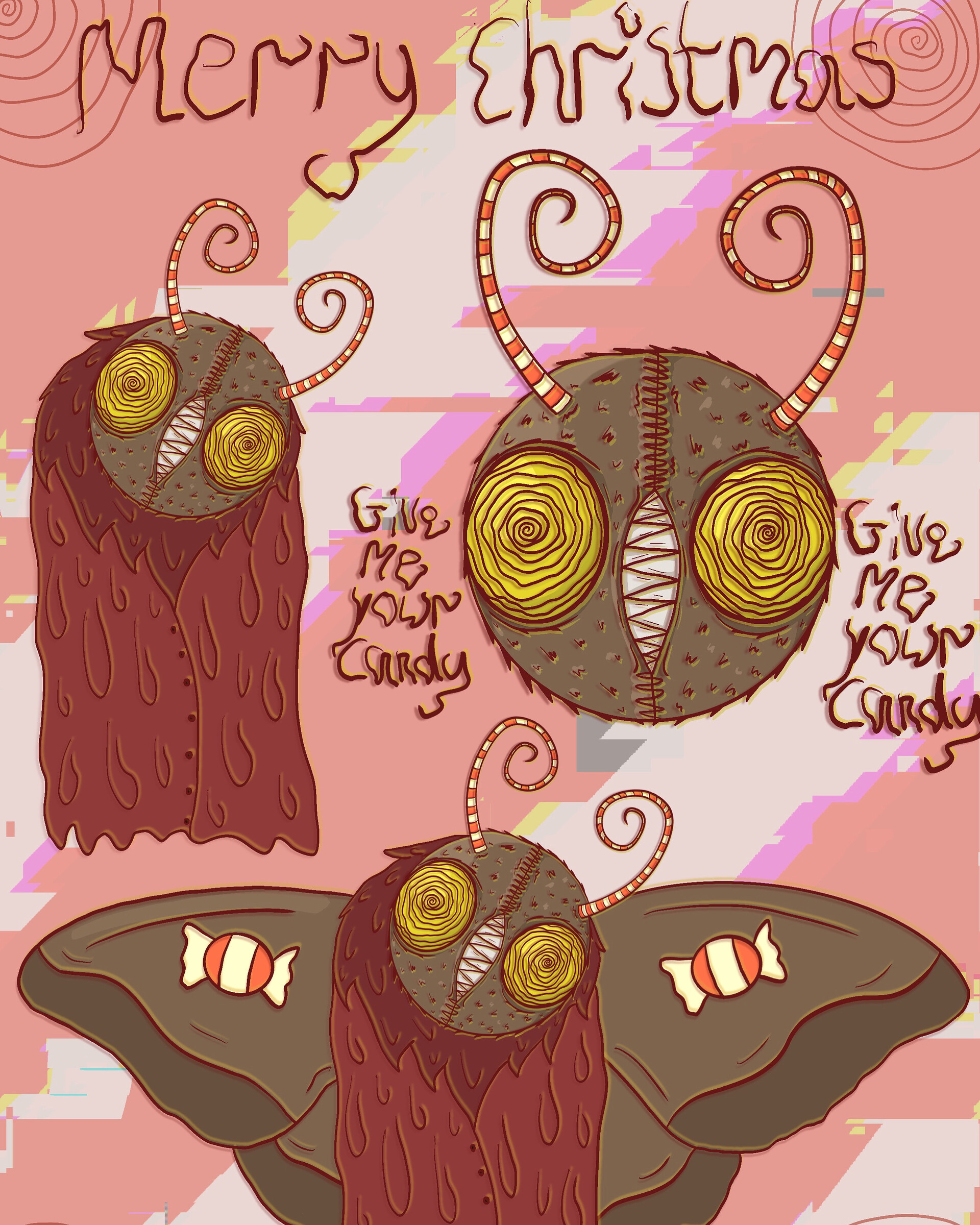 ArtStation - Mothman Christmas