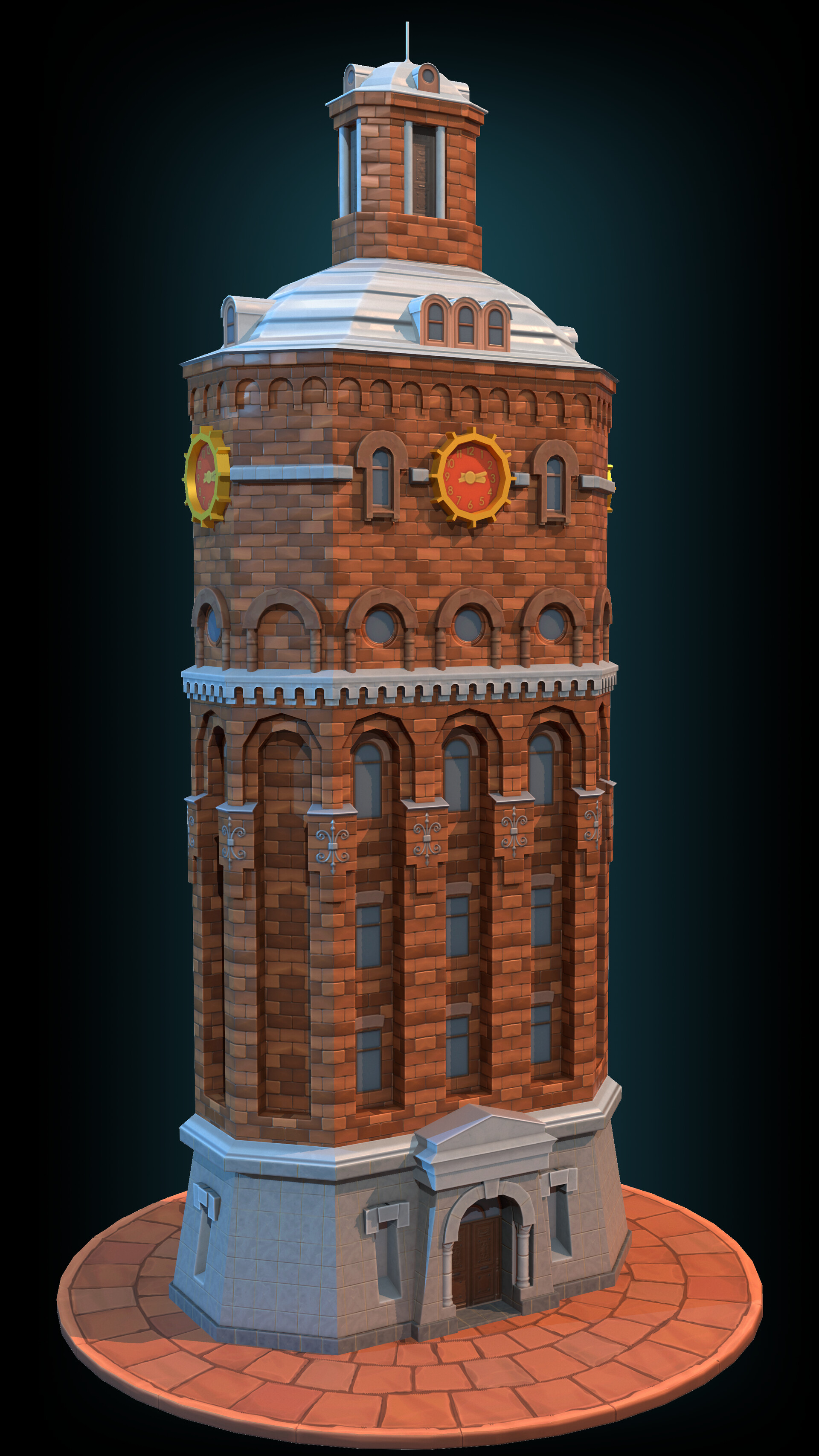 Harbi3D - Modular Stylized Tower